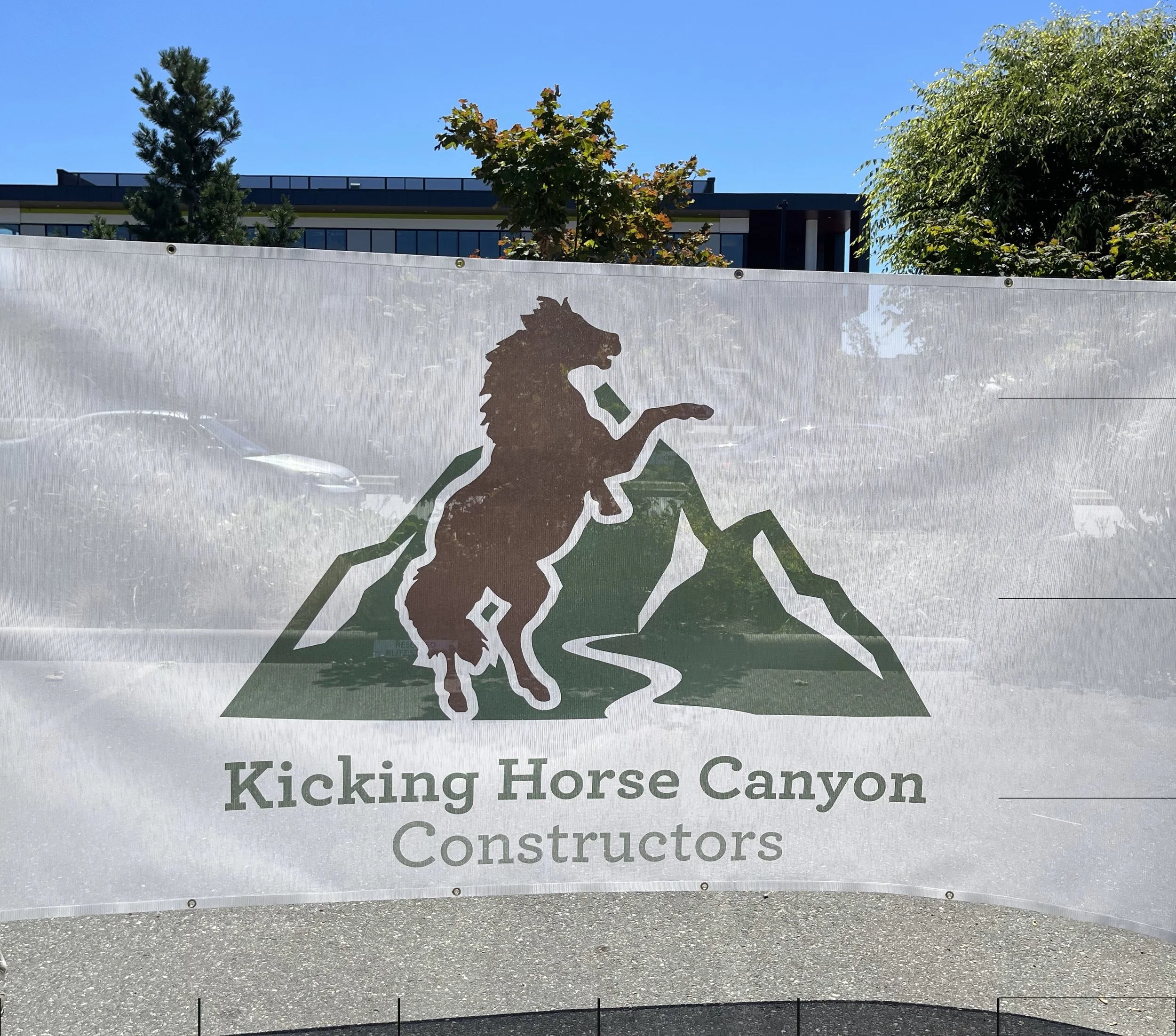 Mesh Fence Banners Vancouver | Construction Fence Signs