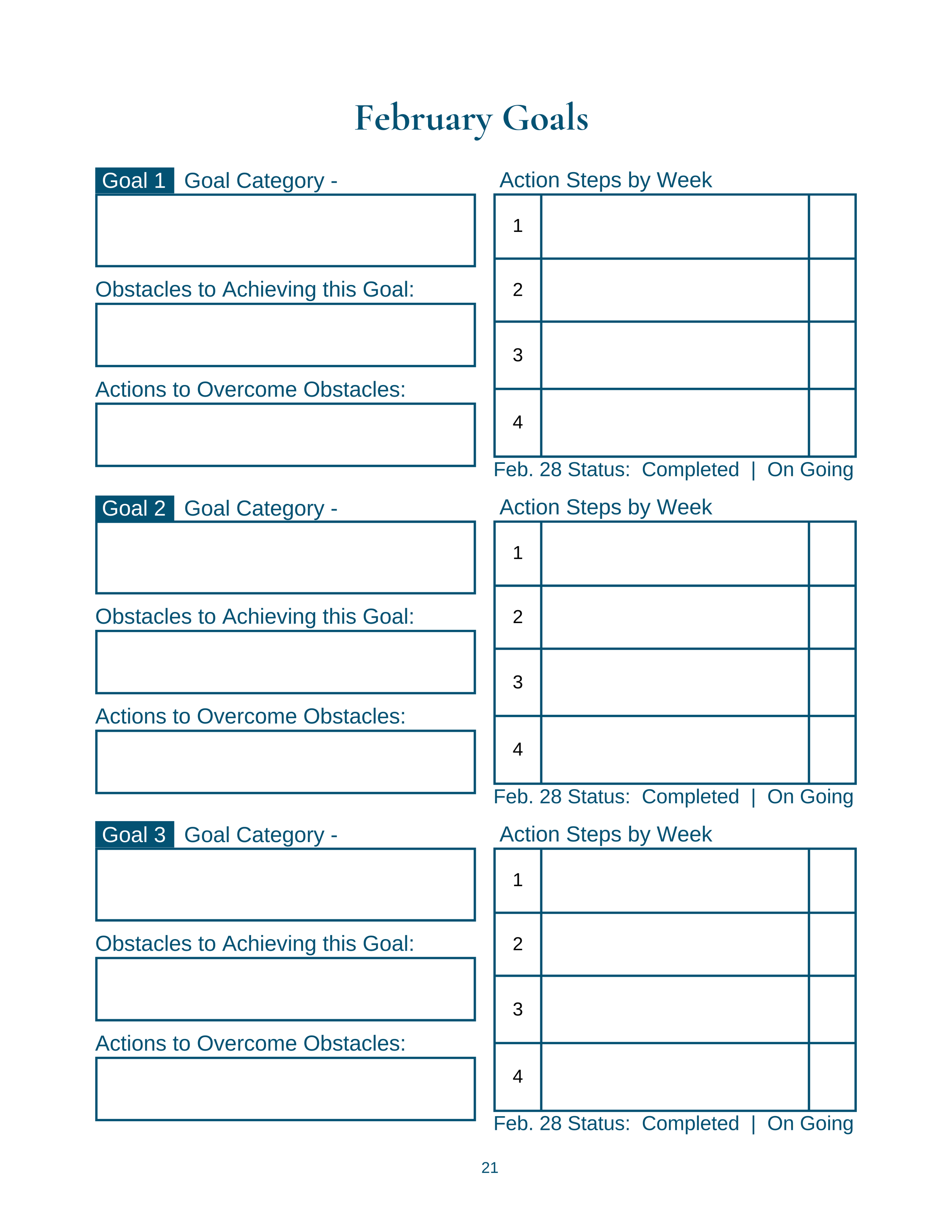 2024 Lynx Point Creative Goal Planner — Lynx Point Creative