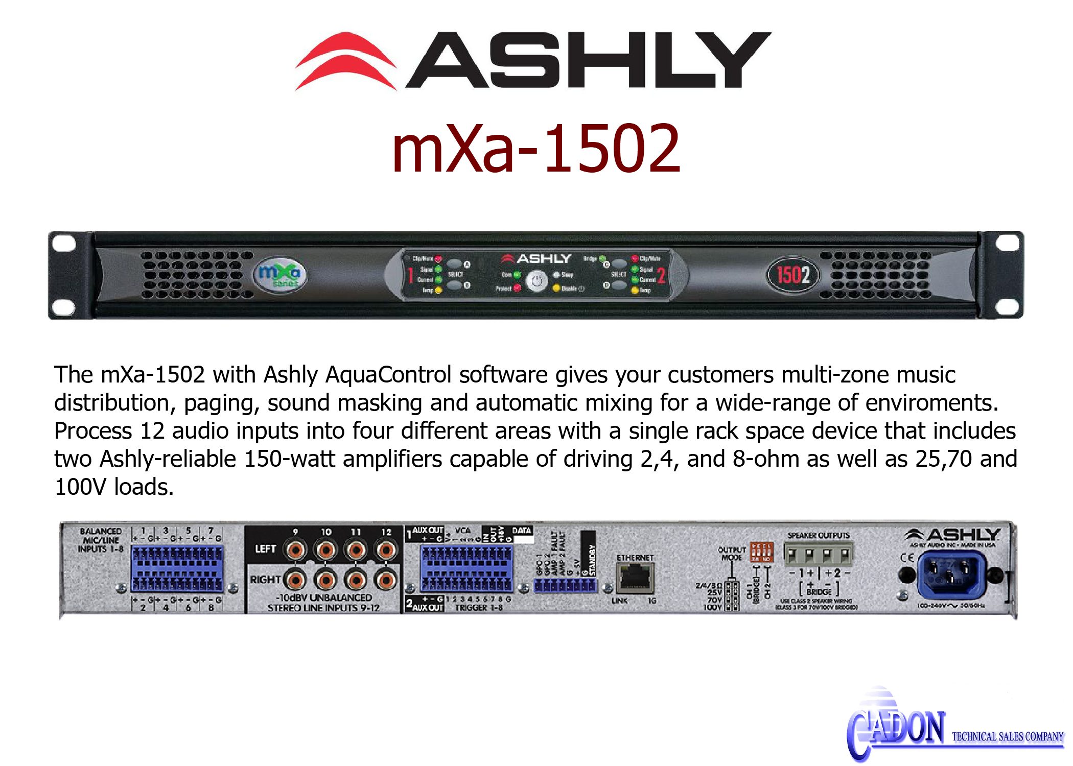 CADON TECHNICAL SALES