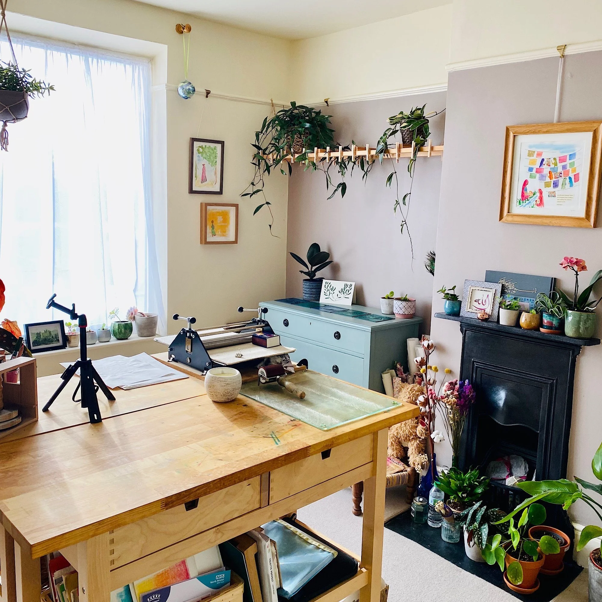 Safa Aslam Original Handmade Prints made in Bristol