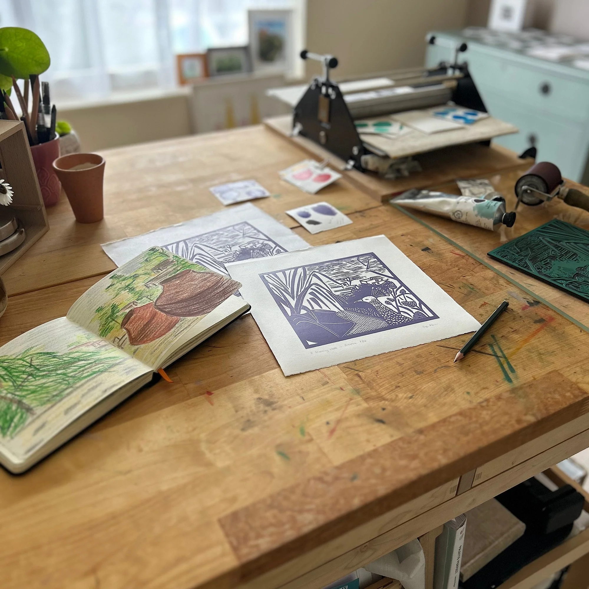 Safa Aslam Original Handmade Prints made in Bristol