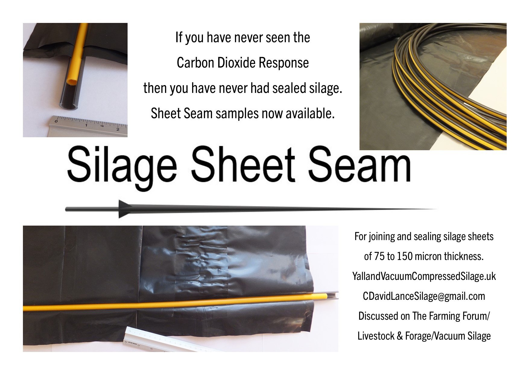 Silage Sheet Seam — Yalland Vacuum Compressed Silage