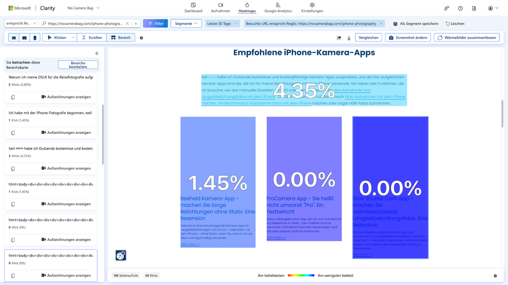 Was ist Microsoft Clarity und wie du damit Usability-Probleme findest