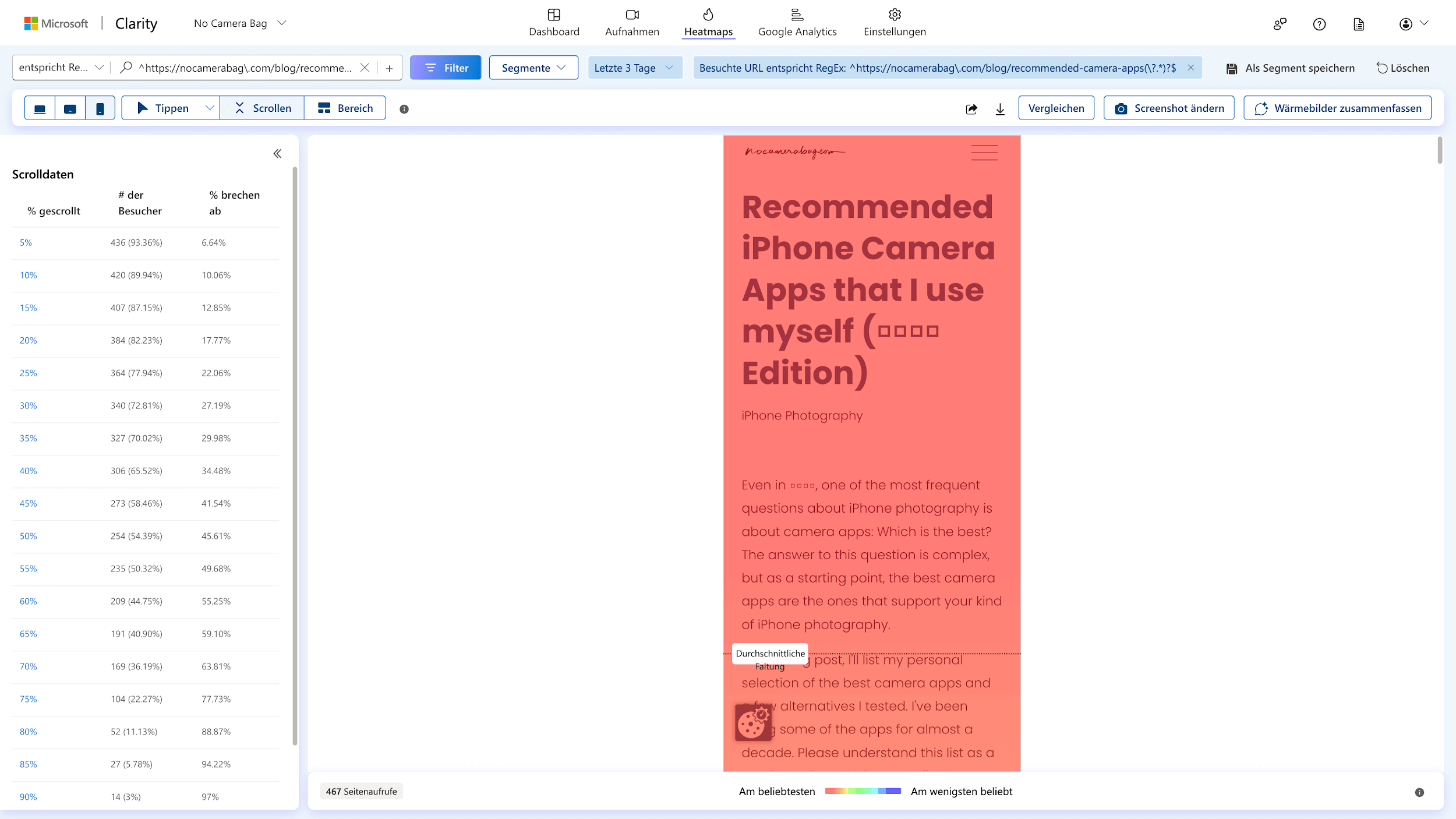 Was ist Microsoft Clarity und wie du damit Usability-Probleme findest