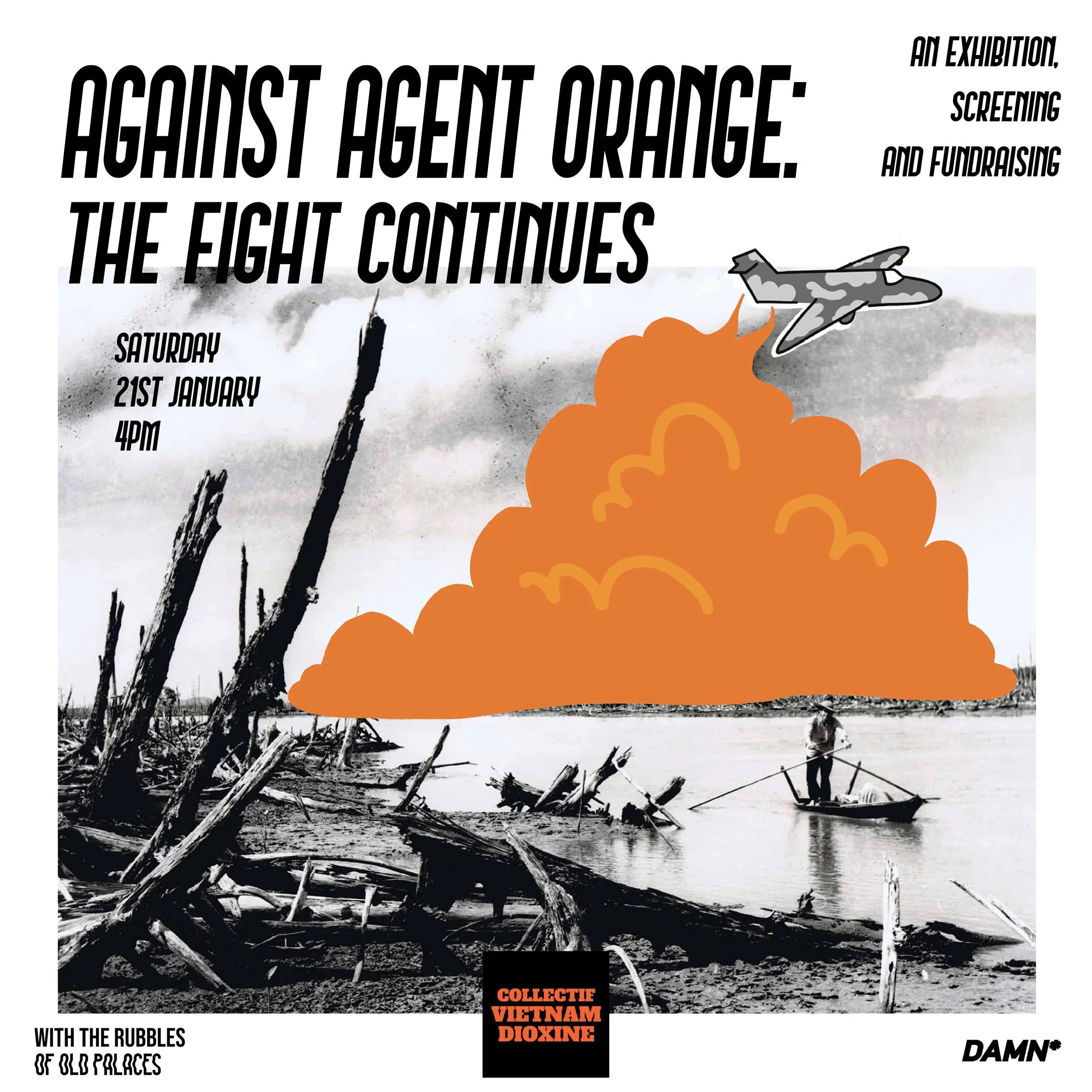 Events — with the rubbles of old palaces