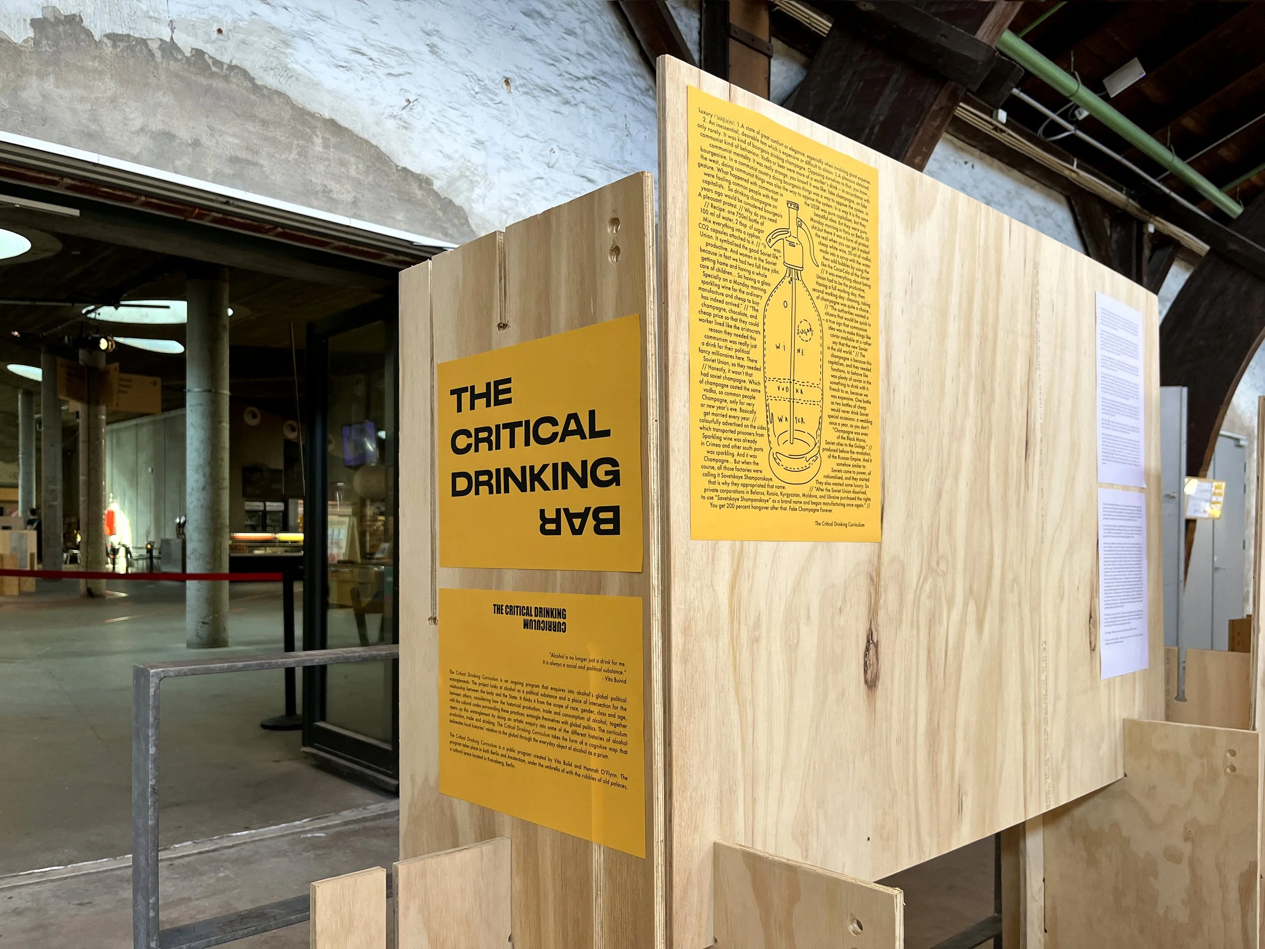 THE CRITICAL DRINKING CURRICULUM at Juxtapose Art Fair — with the ...
