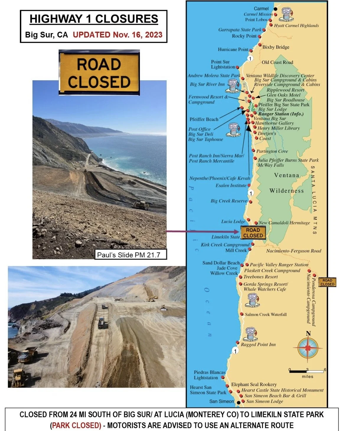 Road Conditions — BigSurCali.com