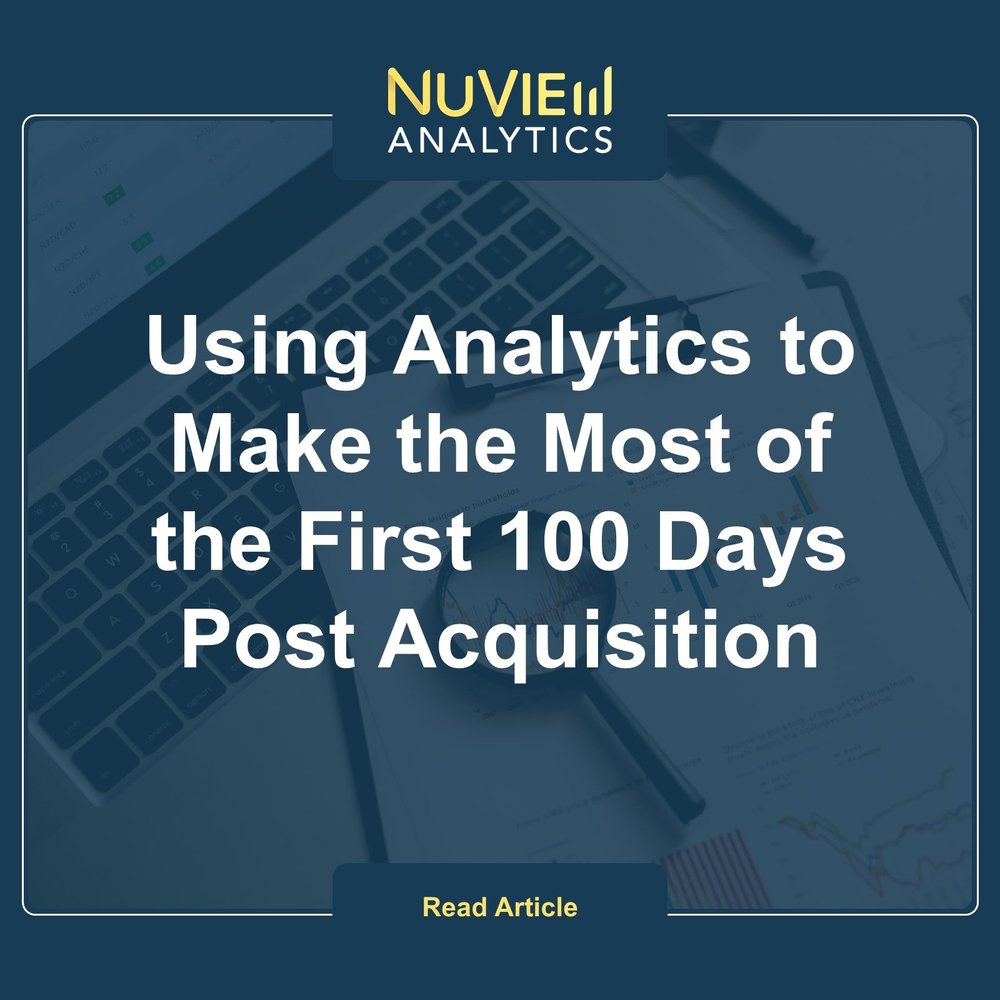 Harnessing Analytics in the First 100 Days — NuView Analytics