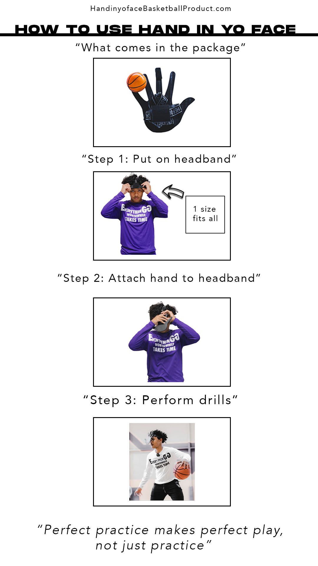 Hand In Yo Face Basketball Product