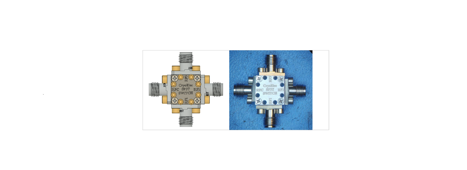Cryogenic Microwave Switch 18 Ghz Cryoswitch Sp3t Sub Kelvin