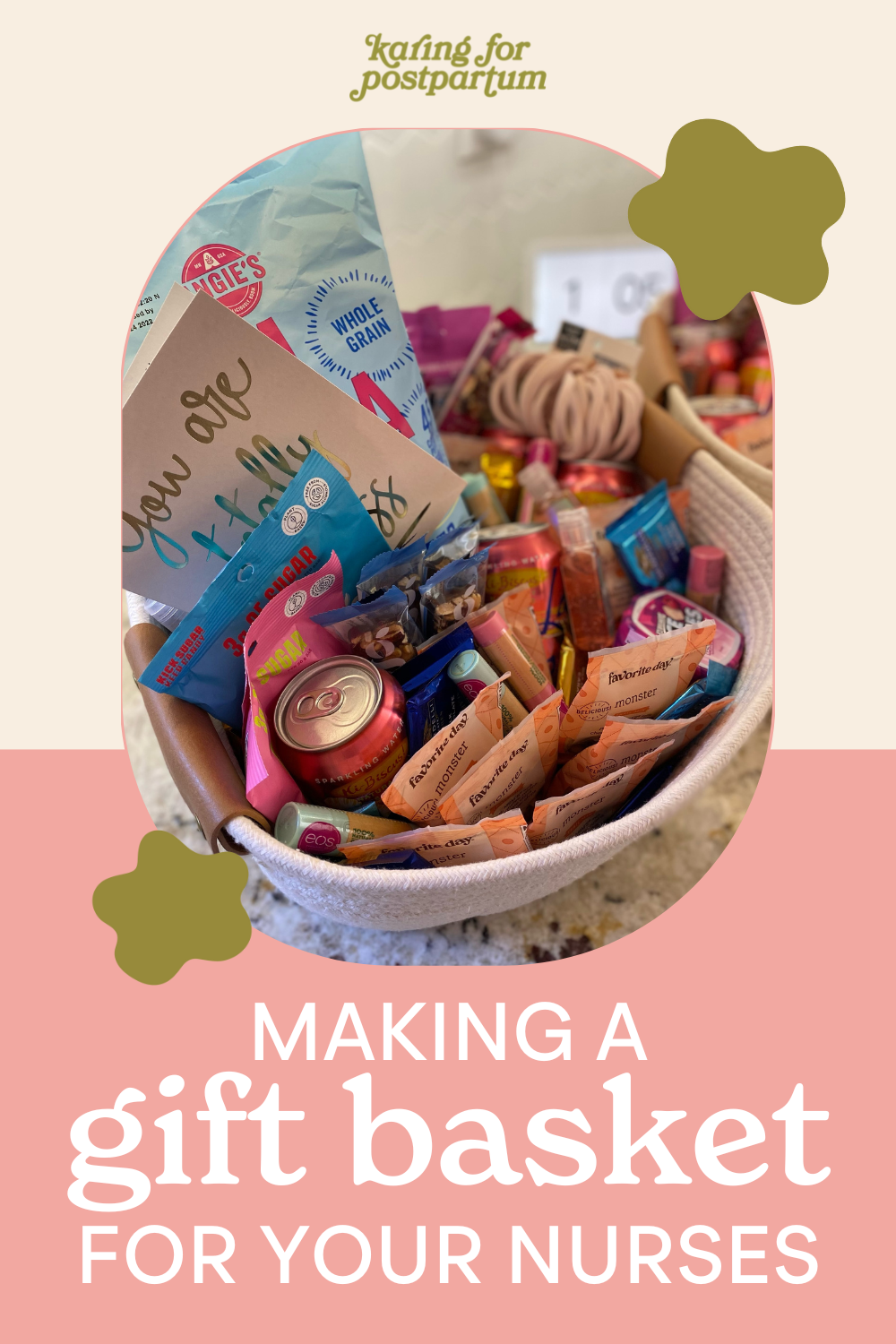 A Gift Basket For Your Nurses Karing For Postpartum