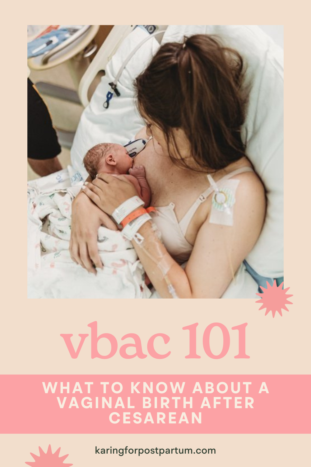 VBAC 101: What to Know About a Vaginal Birth After Cesarean | Karing for Postpartum