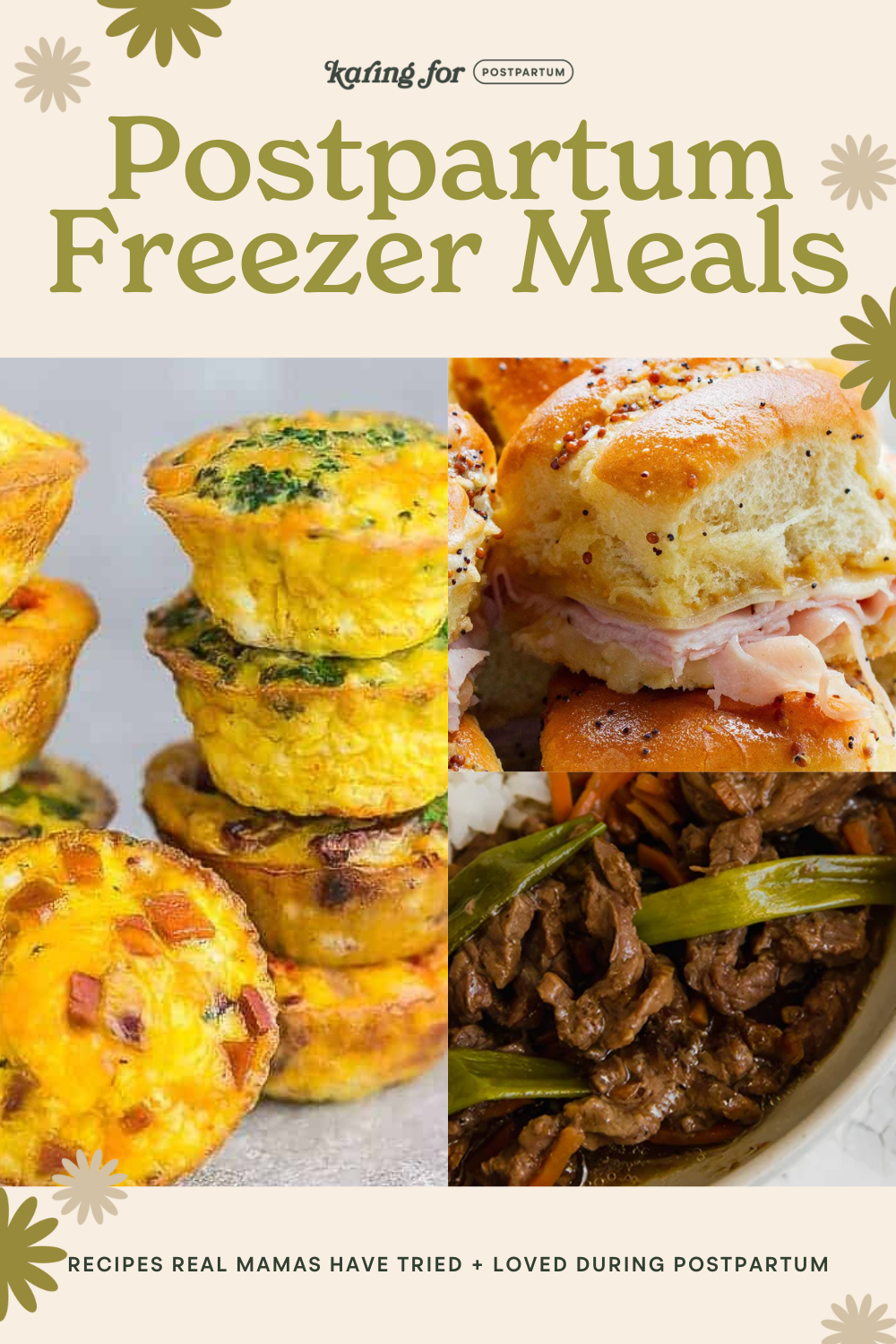 Postpartum Freezer Meal Recipes | Karing for Postpartum