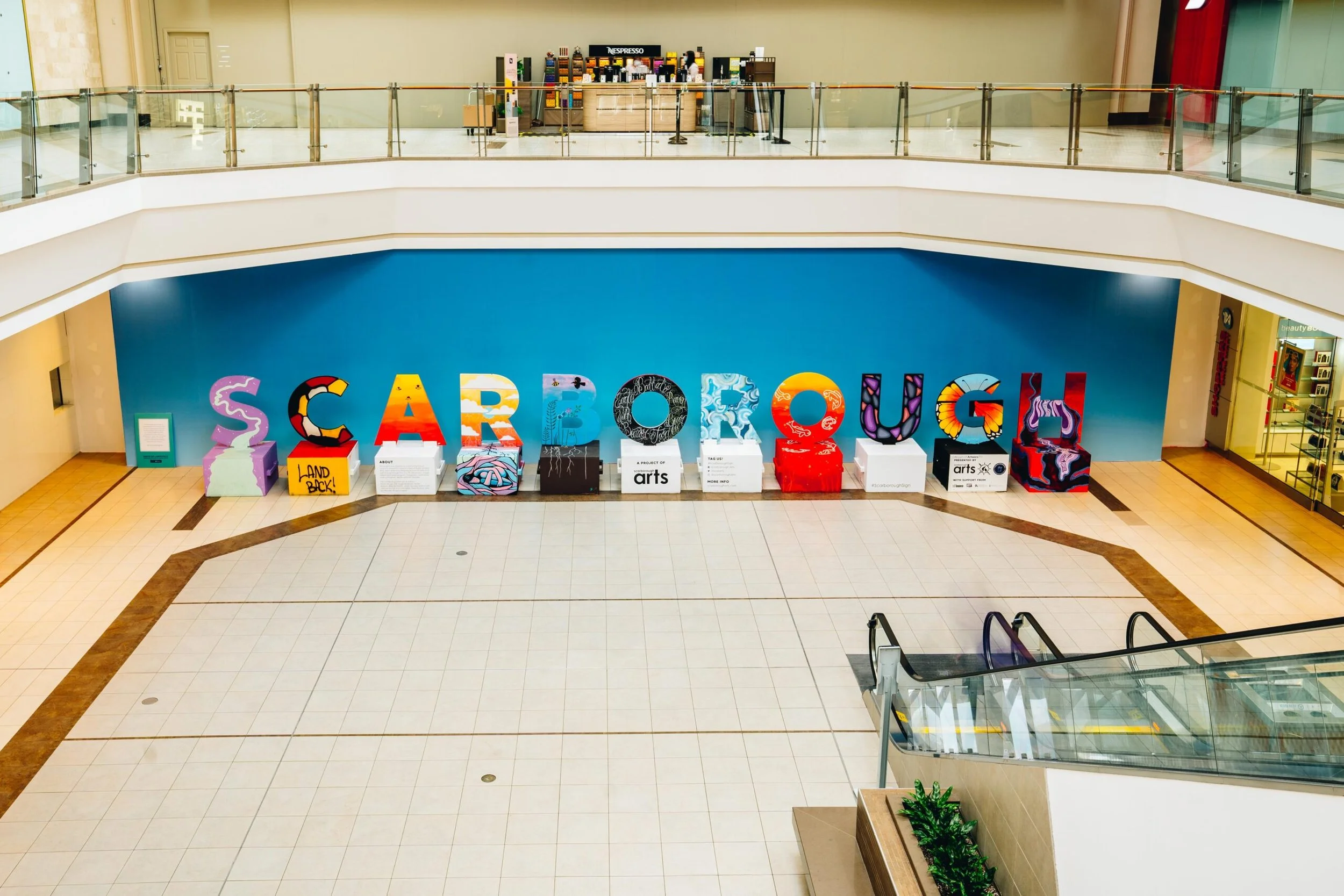 The Scarborough Sign is at the Pan Am Centre on the UTSC Campus ...