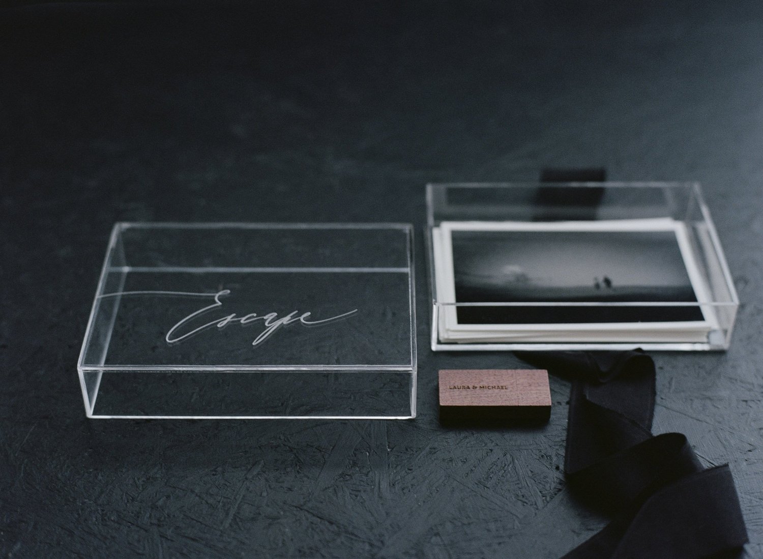 Acrylic photo print boxes — Atkins Lab