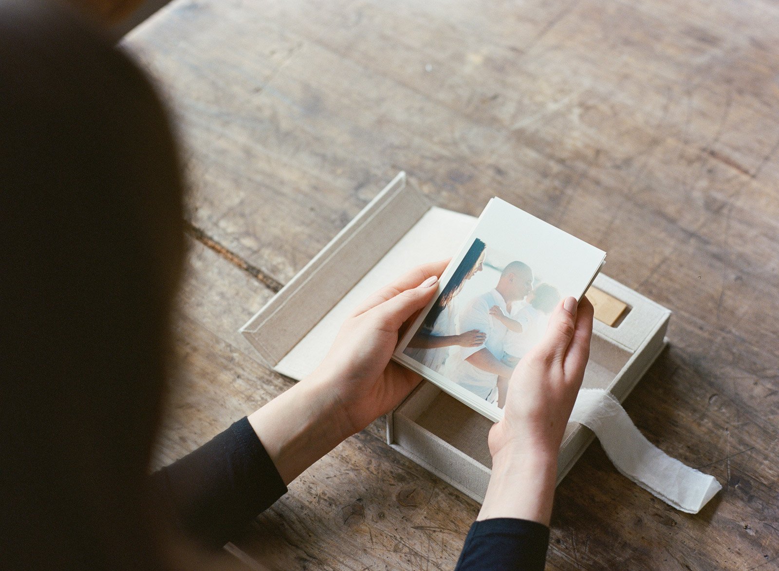 Premium linen print boxes — Atkins Lab