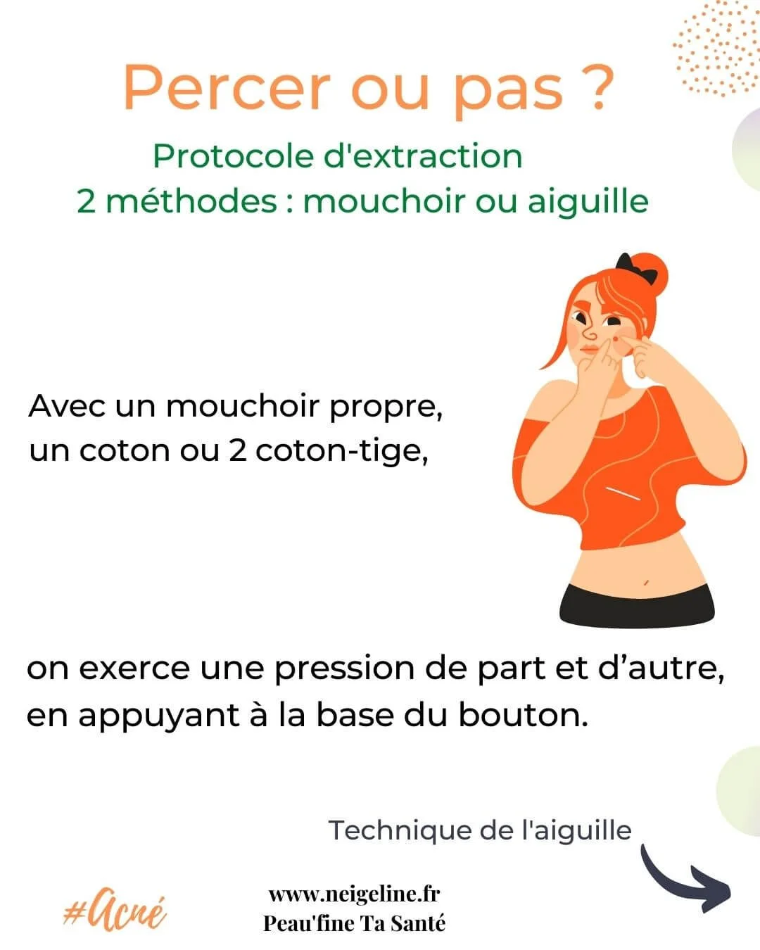 Bouton d’acné : percer ou pas ? — Massages particulier-entreprise Tours ...