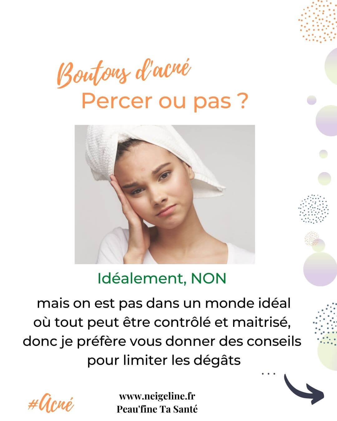 Bouton d’acné : percer ou pas ? — Massages particulier-entreprise Tours ...