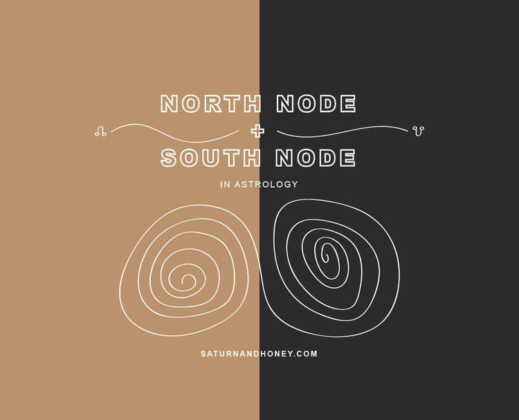 Find Your North Node and South Node Sign — saturn and honey