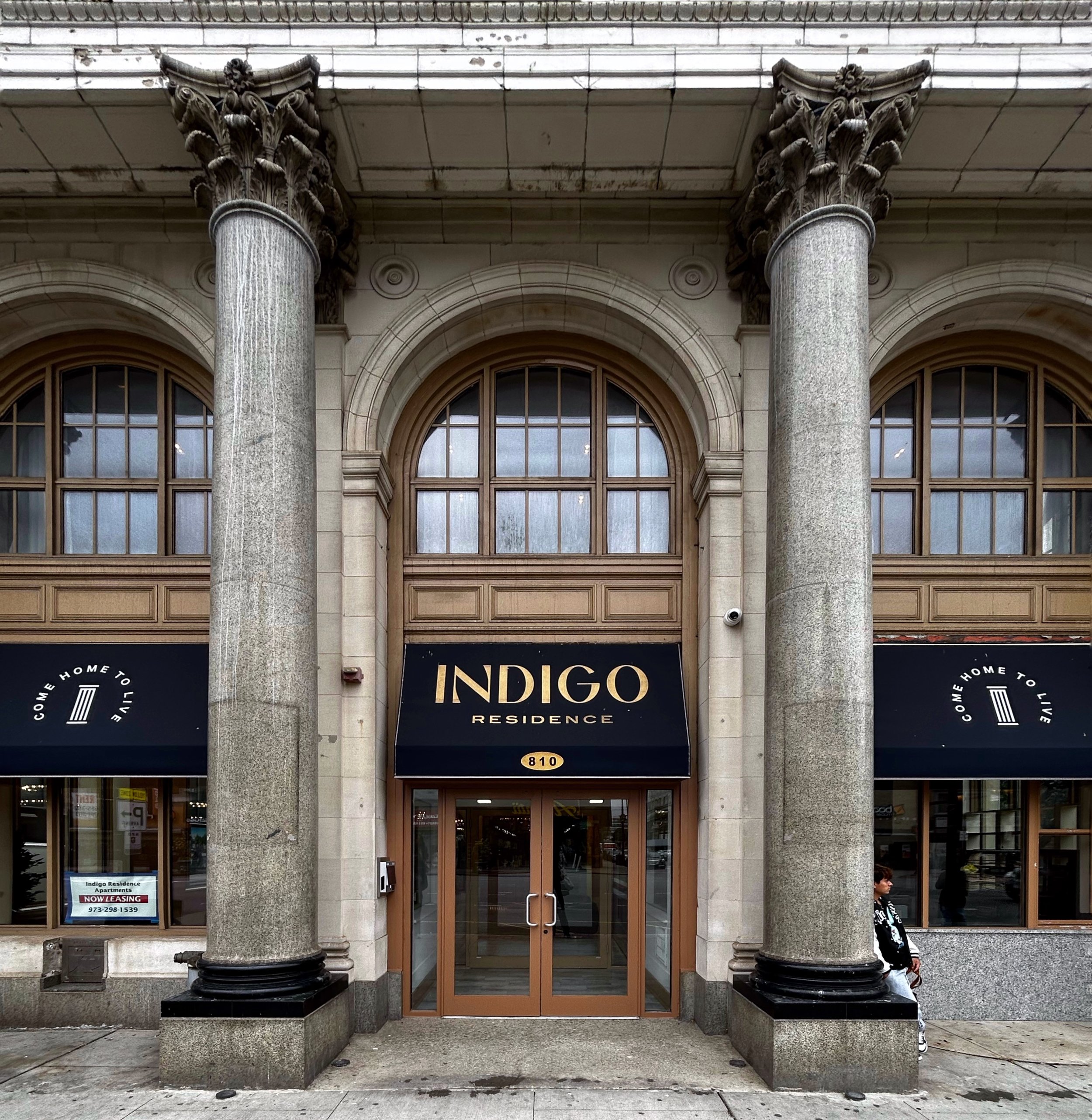 Small Officer in Downtown Newark, Indigo — Small Officer