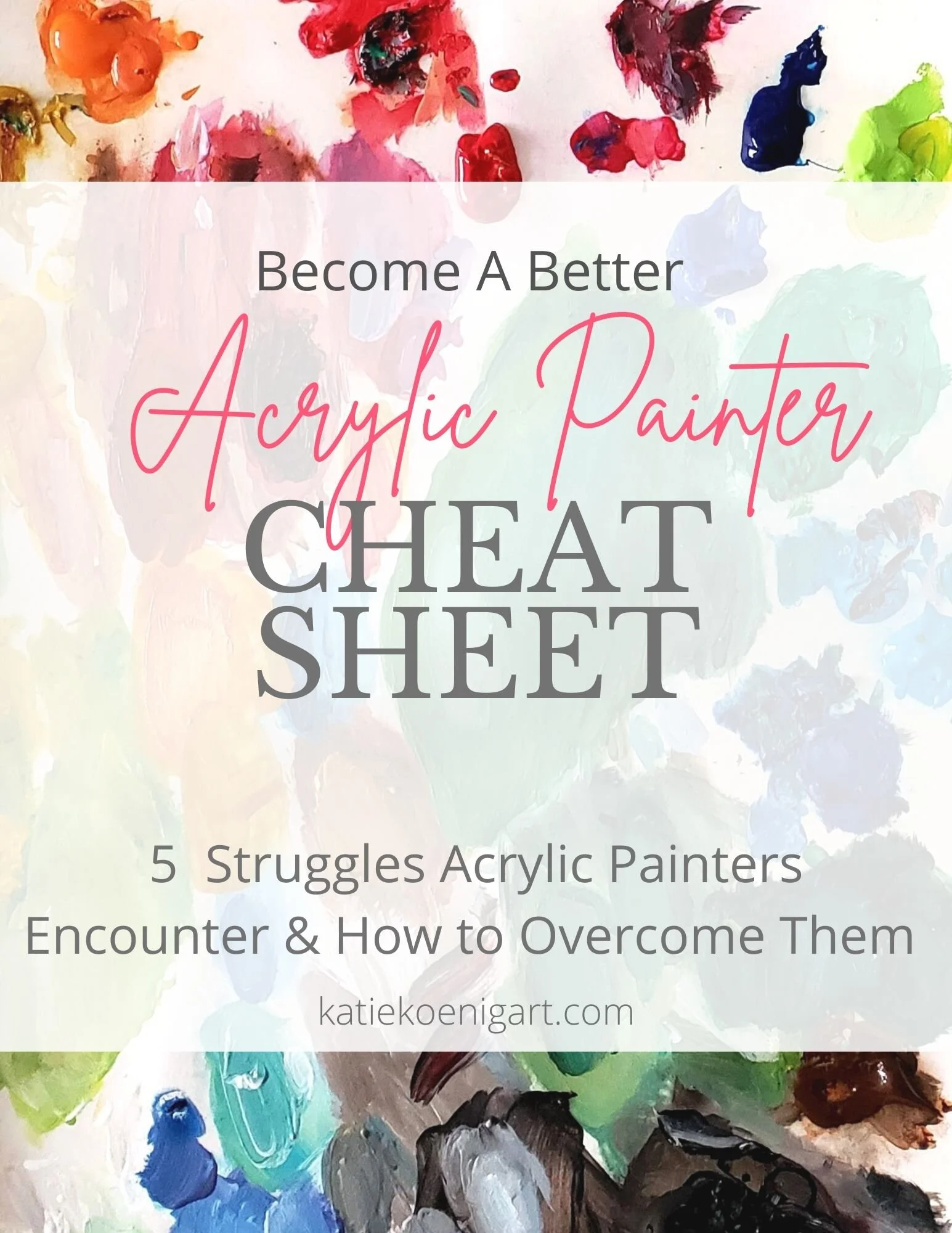 Cheat Sheet: 5 Struggles of Acrylic Materials — KATIE KOENIG ART
