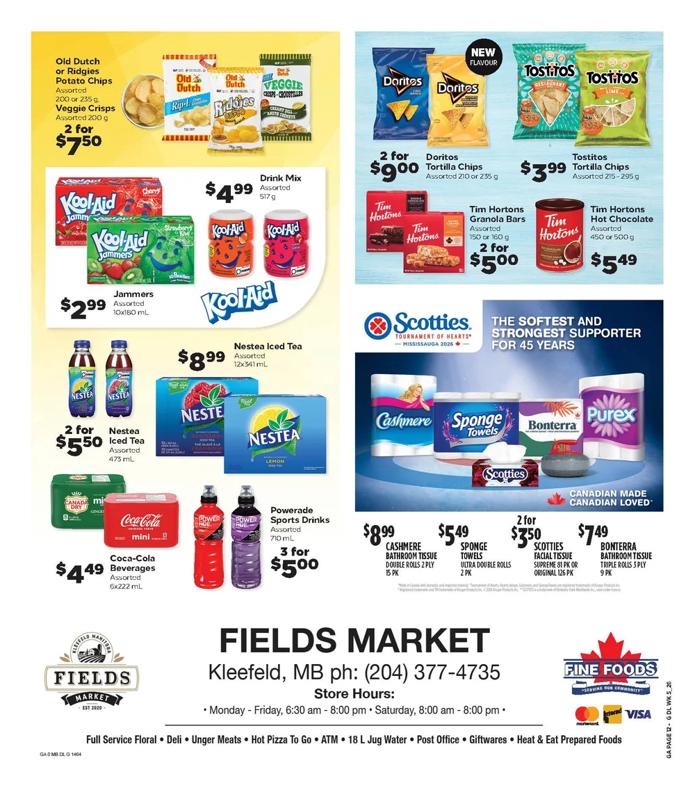 Weekly Flyer — Fields Market