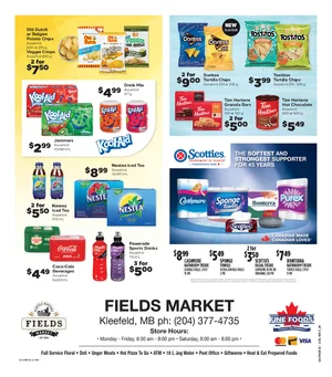 Weekly Flyer — Fields Market