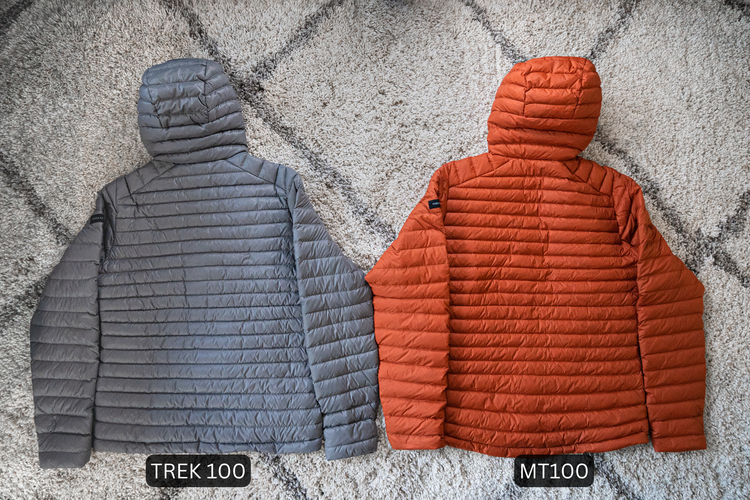 Decathlon Down Puffer Jackets - Forclaz MT100 vs. Forclaz Trek 100 ...