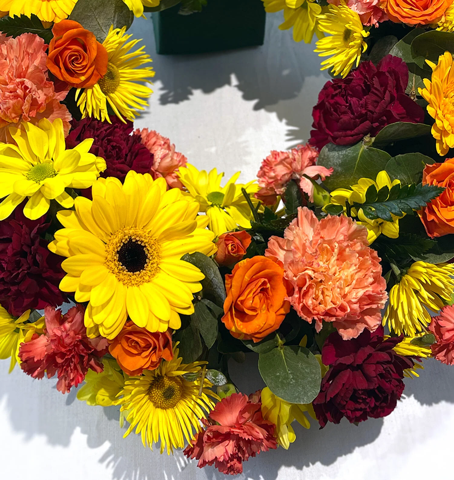 Rest In Peace Coffin Tribute — Petal Cascade Florist Kettering