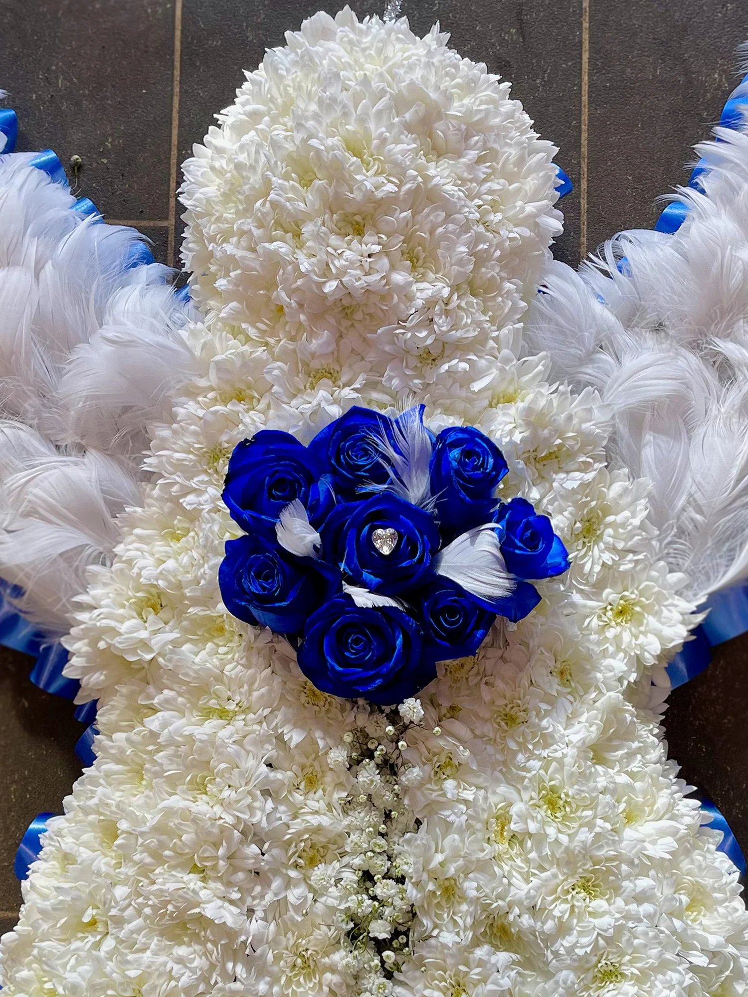Rest In Peace Coffin Tribute — Petal Cascade Florist Kettering