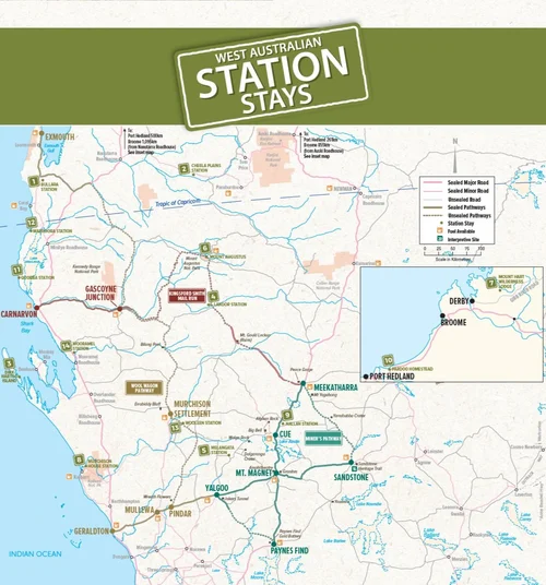 Station Stays Map — WA Station Stays