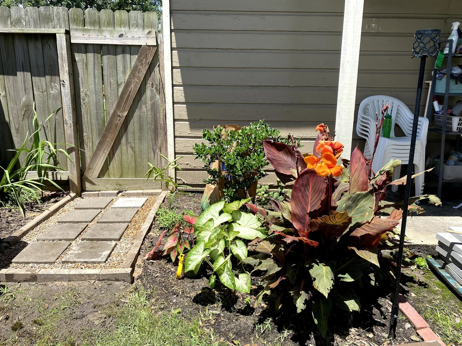 From Muddy Mess to Paver Walkway — Sarah King Creates