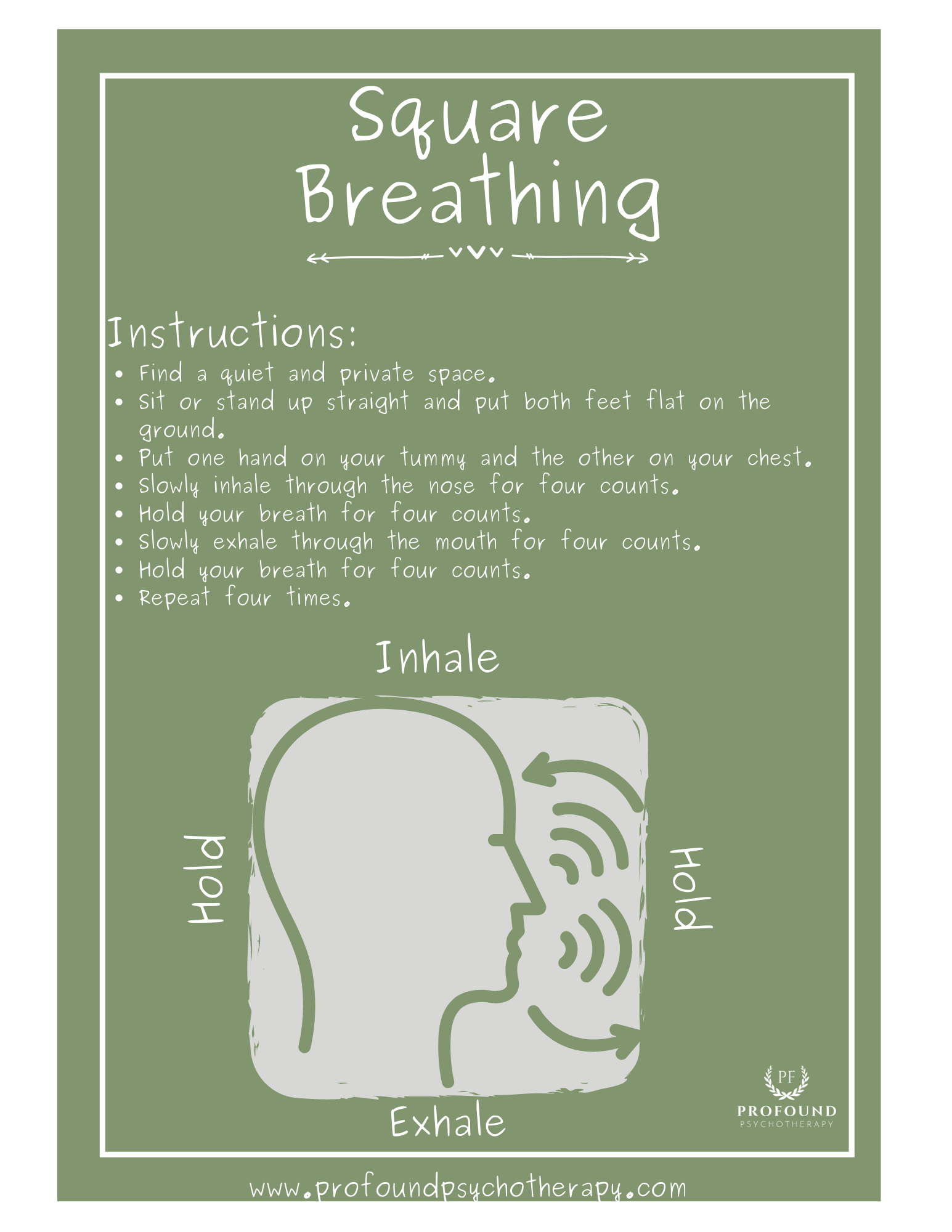 Square Breathing for Anxiety — Profound Psychotherapy