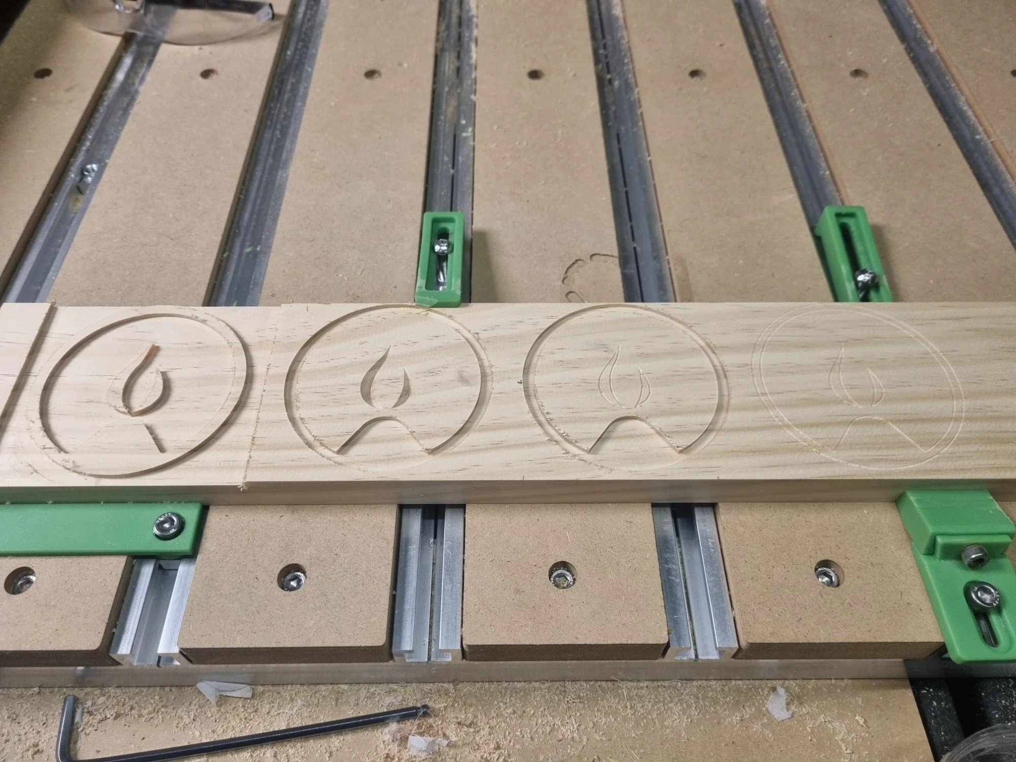 CNC Carved Logo for SMA — threadbuilt