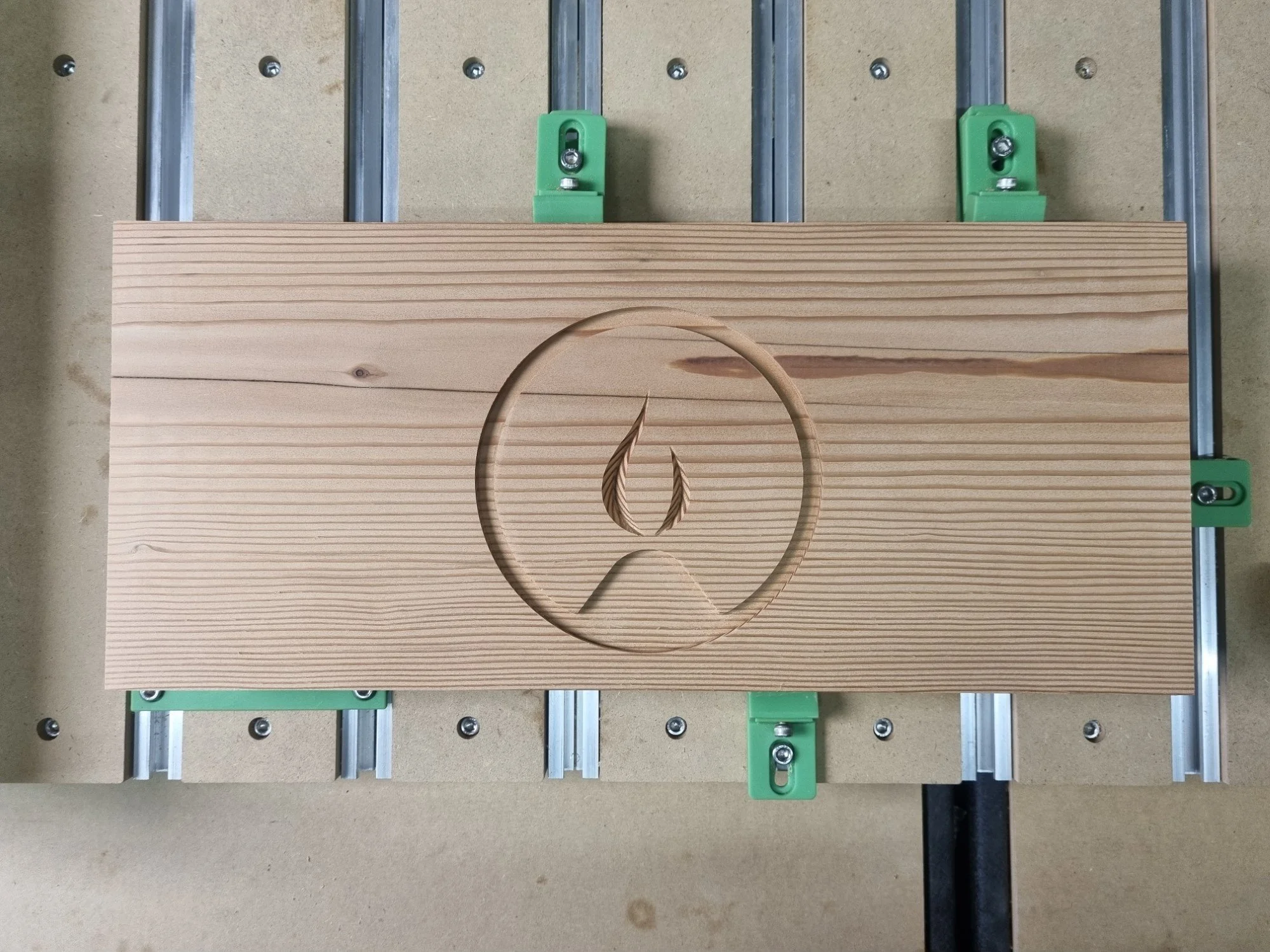 CNC Carved Logo for SMA — threadbuilt