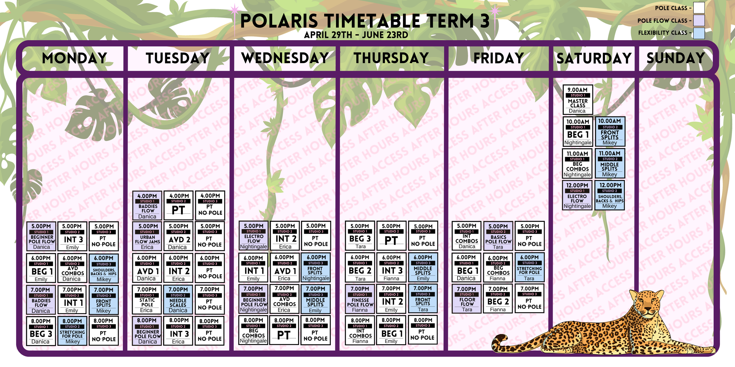 Timetable — Polaris