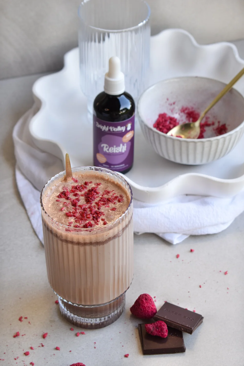 Raspberry + Reishi Hot Chocolate — Bright Valley Mushrooms