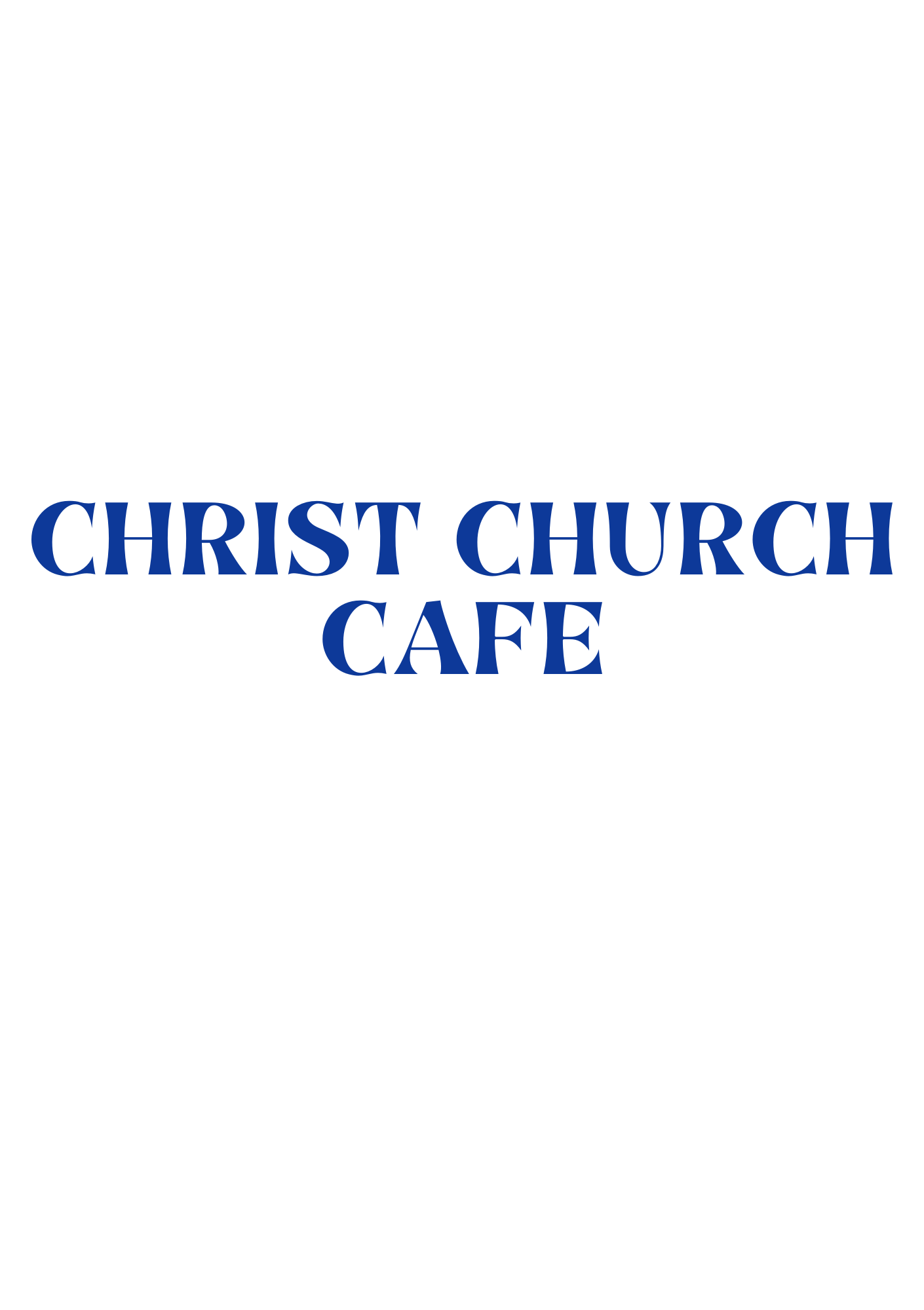 Christ Church Cafe — Christ Church Ore