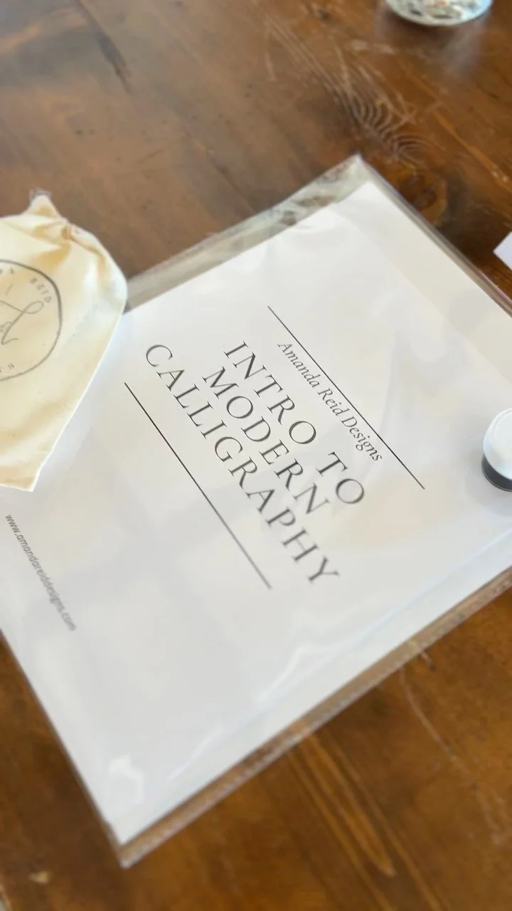 Virtual Modern Calligraphy & Brush Lettering Workshops — Amanda Reid ...