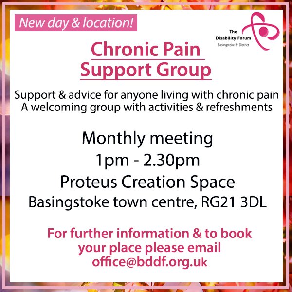Chronic Pain Support Group — Basingstoke & District Disability Forum