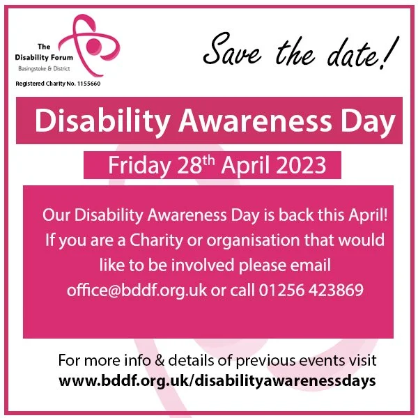 Disability Awareness Days — Basingstoke & District Disability Forum