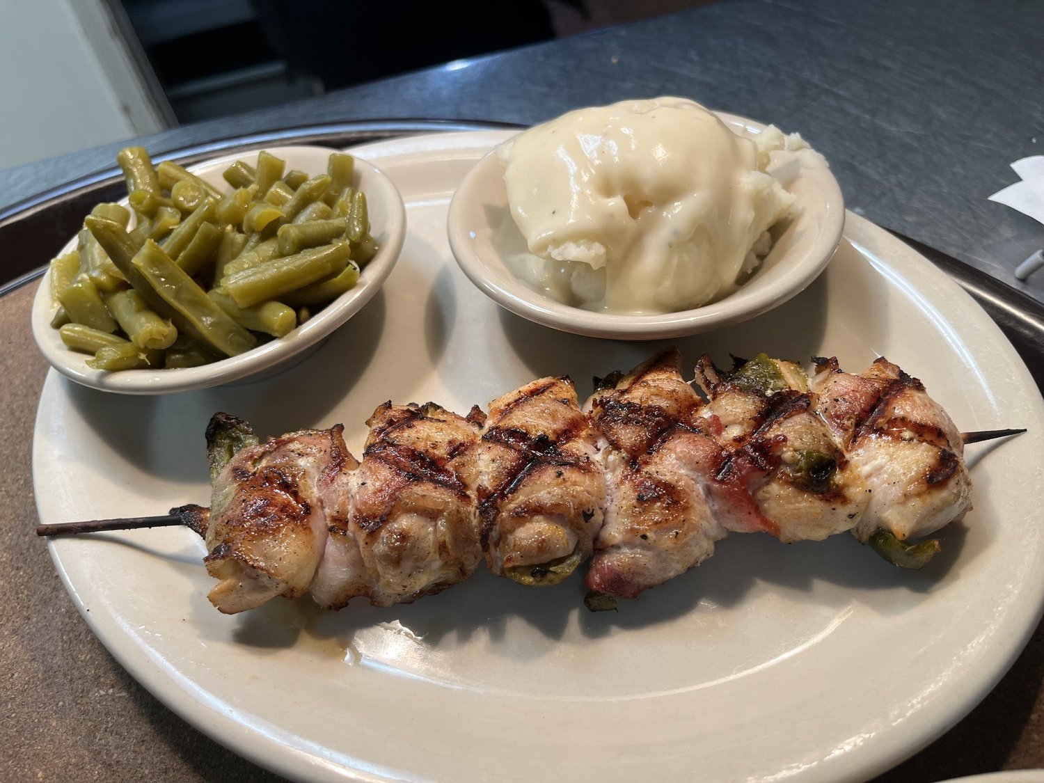 Menu — Back Street Restaurant