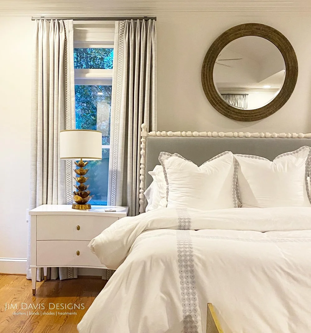 Luxury window treatments — Jim Davis Designs