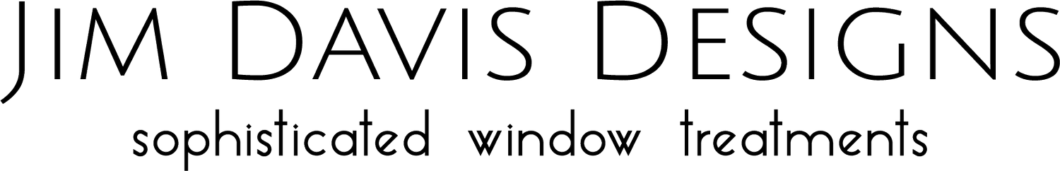 Luxury window treatments — Jim Davis Designs
