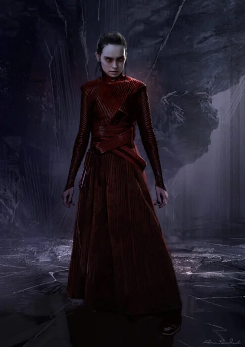 'The Rise Of Skywalker' Concept Art Shows Lighter Version Of Dark Rey ...