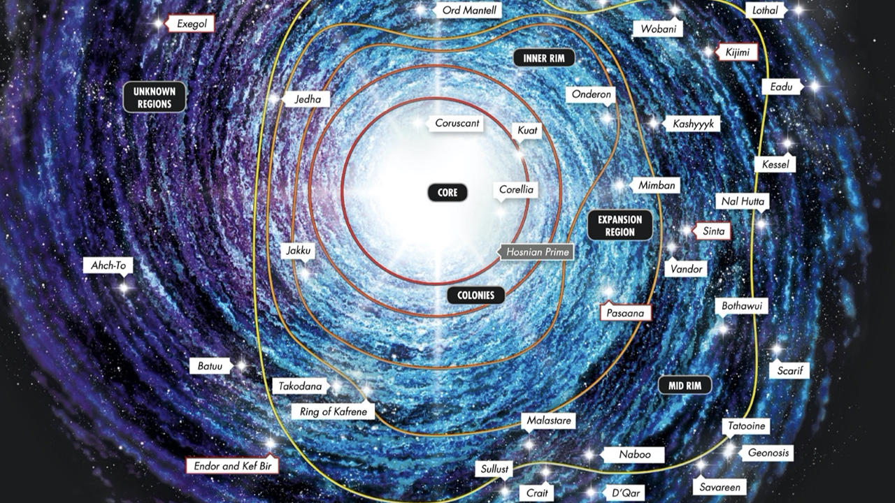 The Territories And Regions Of The ‘Star Wars’ Galaxy — CultureSlate