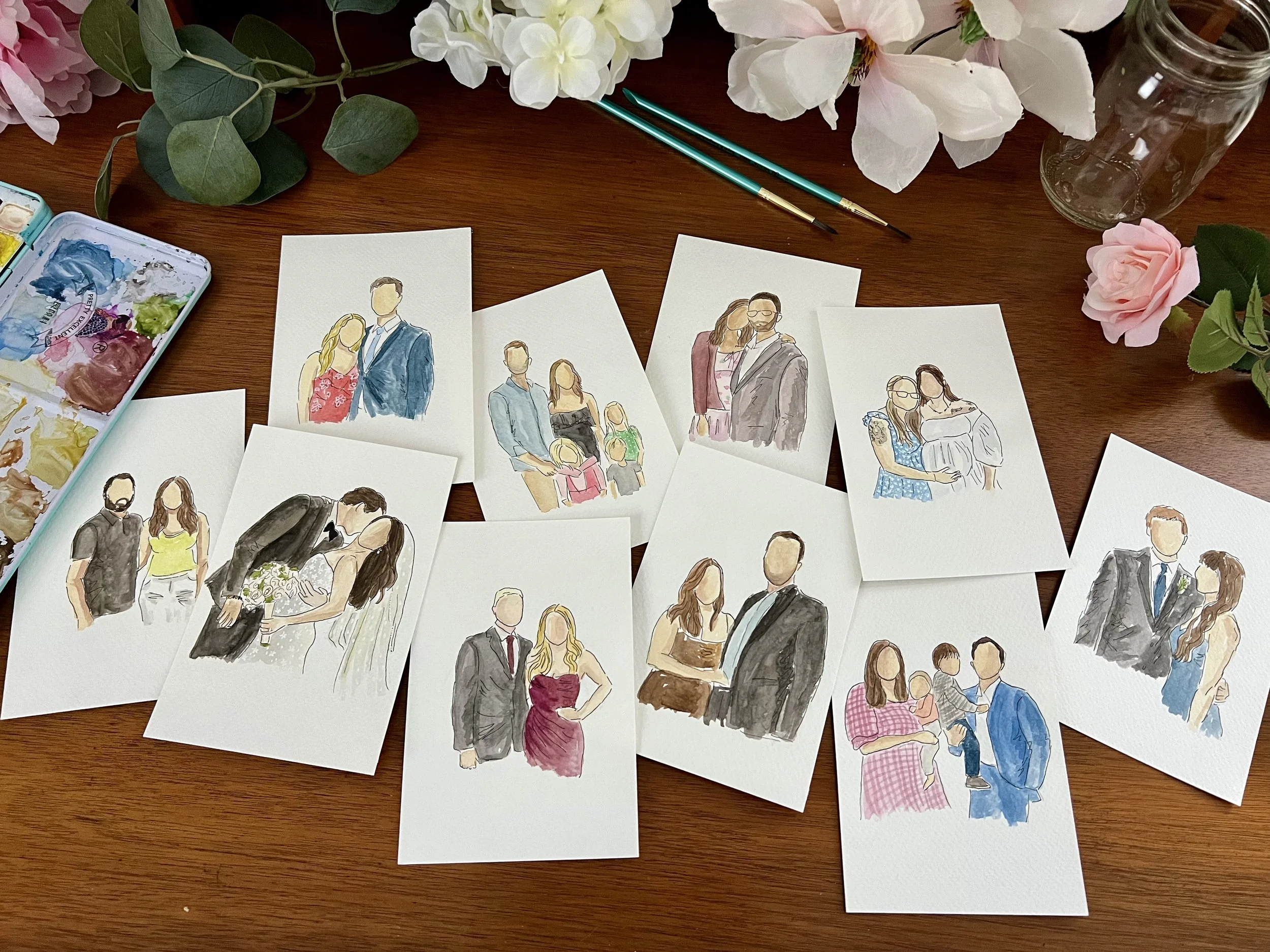 Live Wedding Painter | Southern California | Live Event Artist | Los ...