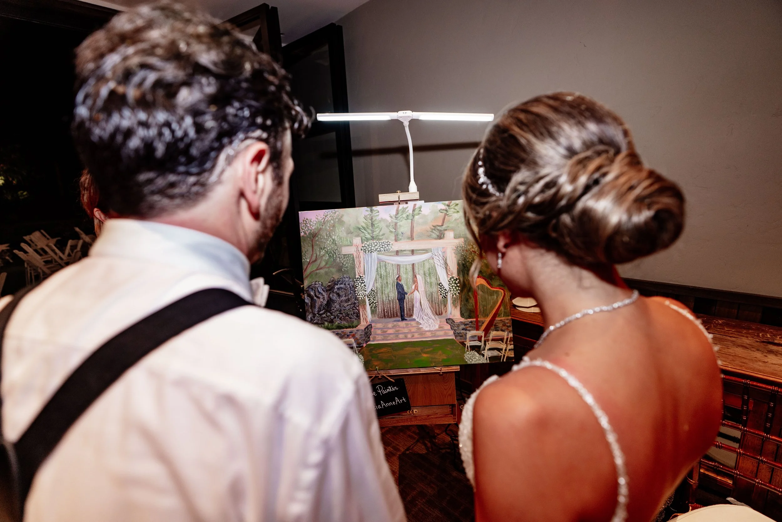 Live Wedding Painter | Southern California | Live Event Artist | Los ...