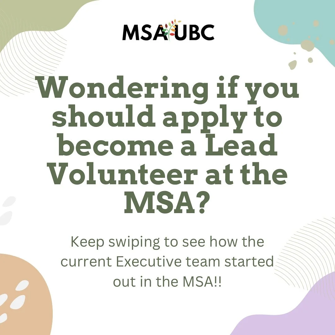Latest News & Updates — MSA UBC