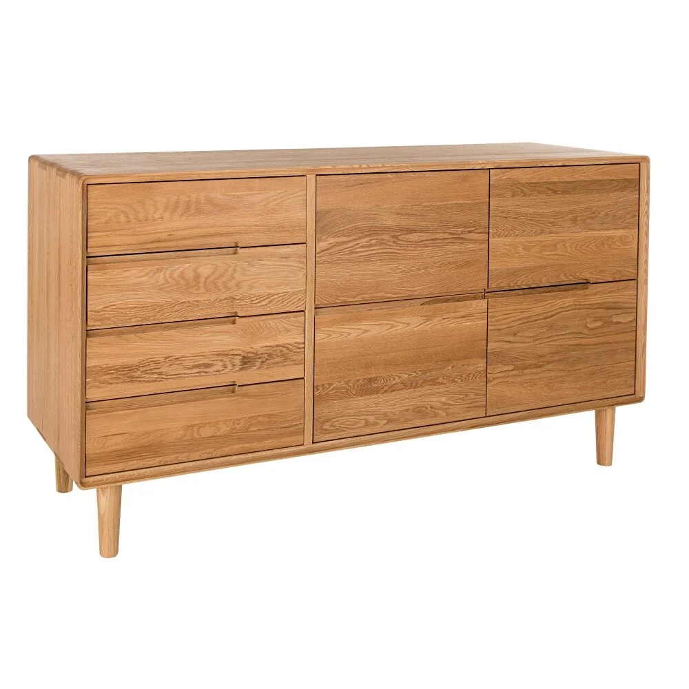 scandic skara oak sideboard 3 door — Studio One Furniture